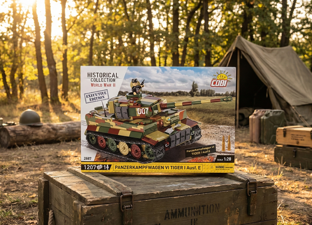 COBI Panzerkampfwagen VI Tiger I Ausf. E (1207pcs) - Oorlogsmuseum Overloon